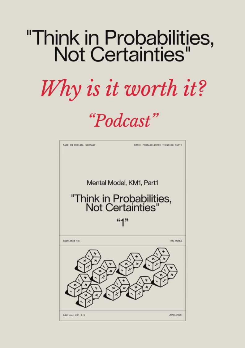 Probabilistic Thinking Mental Model: "Think in Probabilities, Not ...